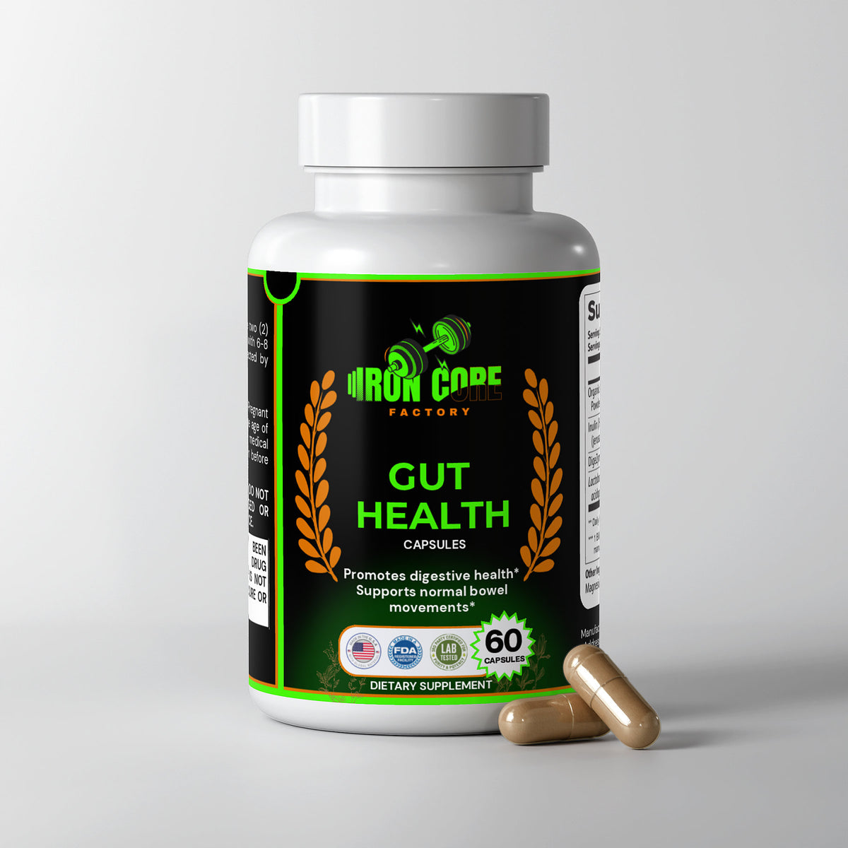 Gut Health is formulated to provide comprehensive – Iron Core Factory