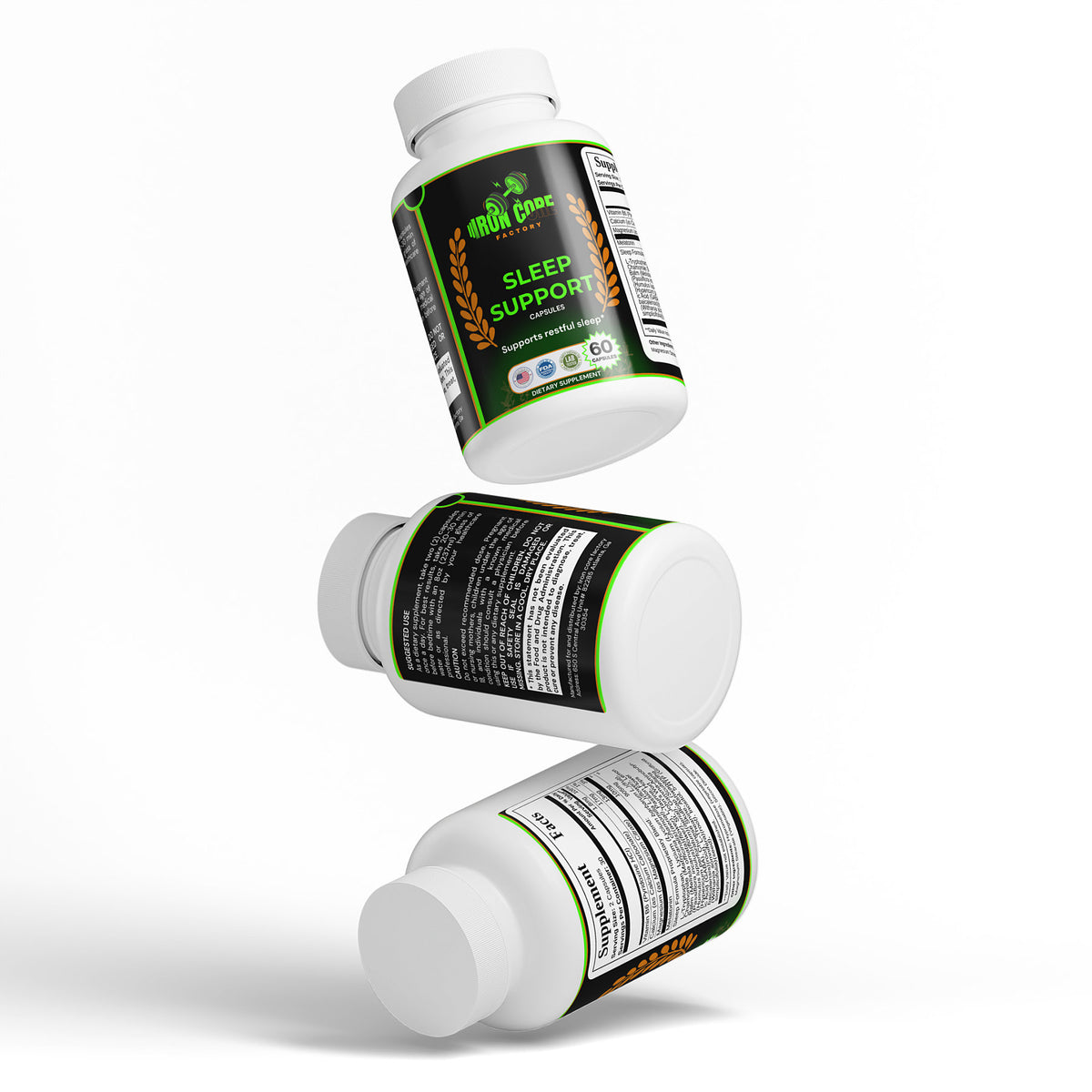 Sleep Support Supplement for Restful Nights – Iron Core Factory