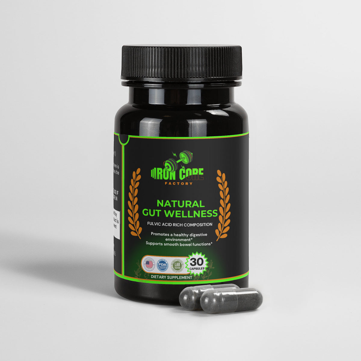 Natural Gut Wellness Capsules for Digestive Health – Iron Core Factory